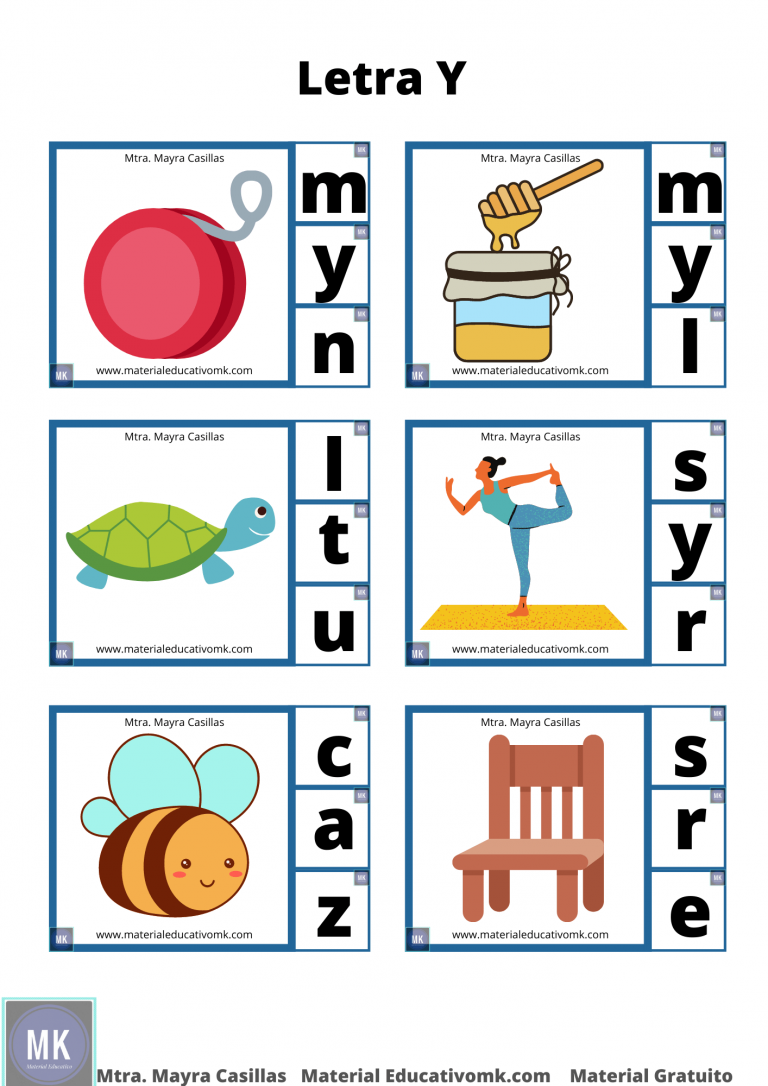 Actividades para Aprender la Letra Y 🪀 【DIVERTIDAS